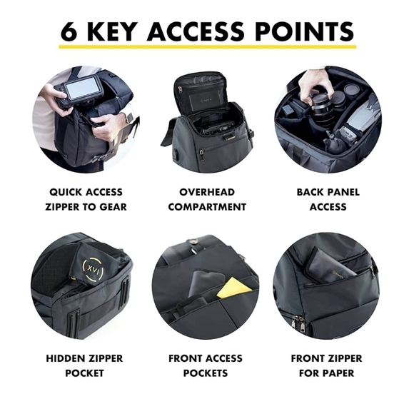 Sunny 16 | Bags | Xvi Sunny 6 Voyager 31l Antitheft Dslr Travel Camera ...